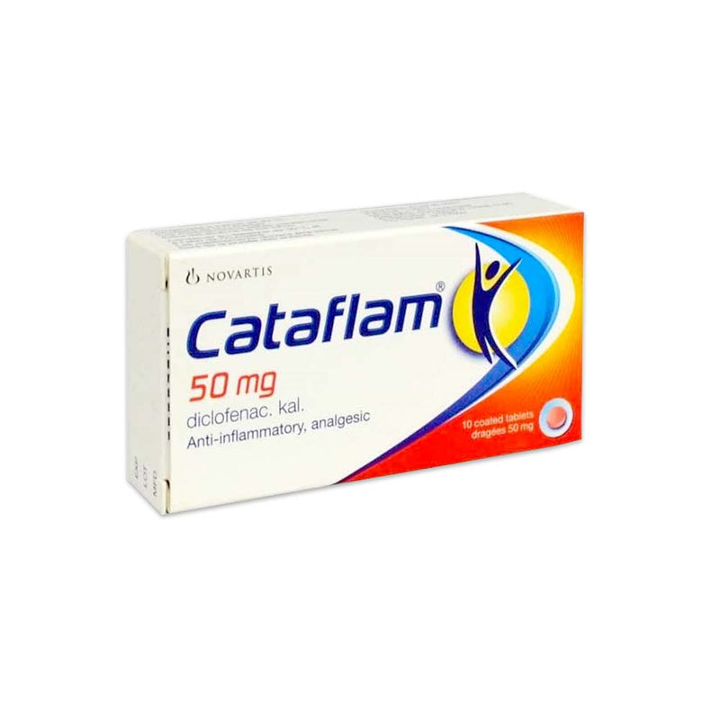 Buy Cataflam 50mg Tablets 20's online in Qatar- View Usage, Benefits and Side Effects