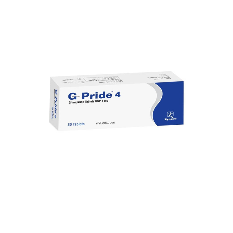 Buy G Pride 4 mg Tablets 30's online in Qatar- View Usage, Benefits and ...